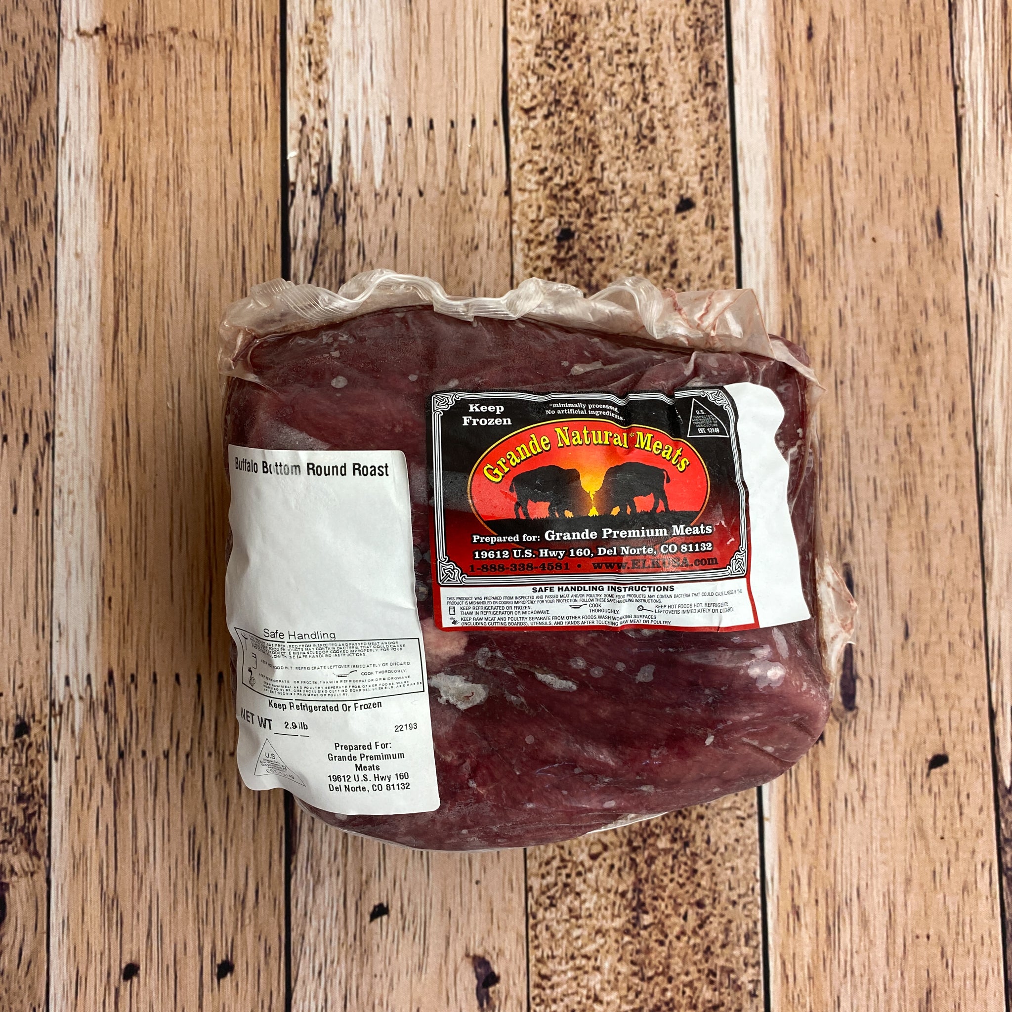 Buffalo Bottom Round Roast – ElkUSA