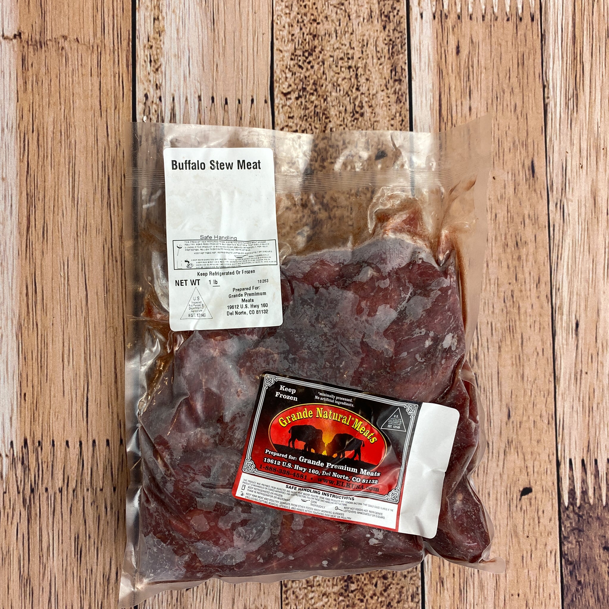 Buffalo Stew Meat – ElkUSA