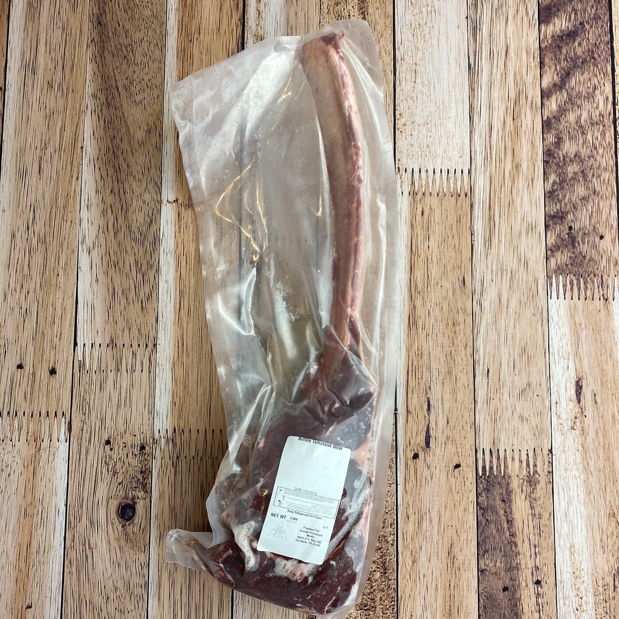 Buffalo Bone-In Ribeye, Tomahawk Cut – ElkUSA